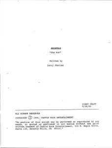 The Lost SEINFELD: Read a Draft of “The Gun” [a.k.a. “The Bet”] | THAT ...